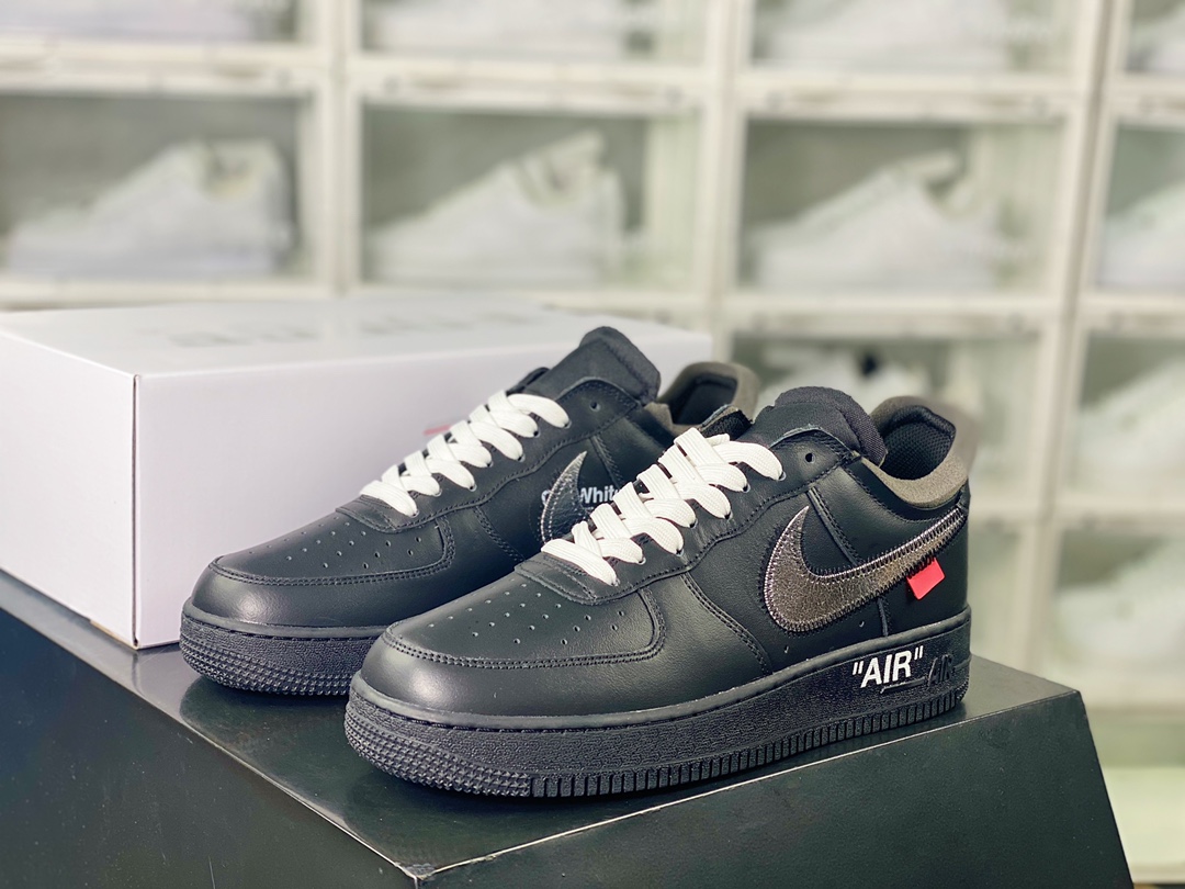 Off-White x Nike Air Force 1 MoMa Black AV5210-001