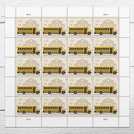 2023 New Style School Bus Additional Ounce Postage Stamps (for use with ...
