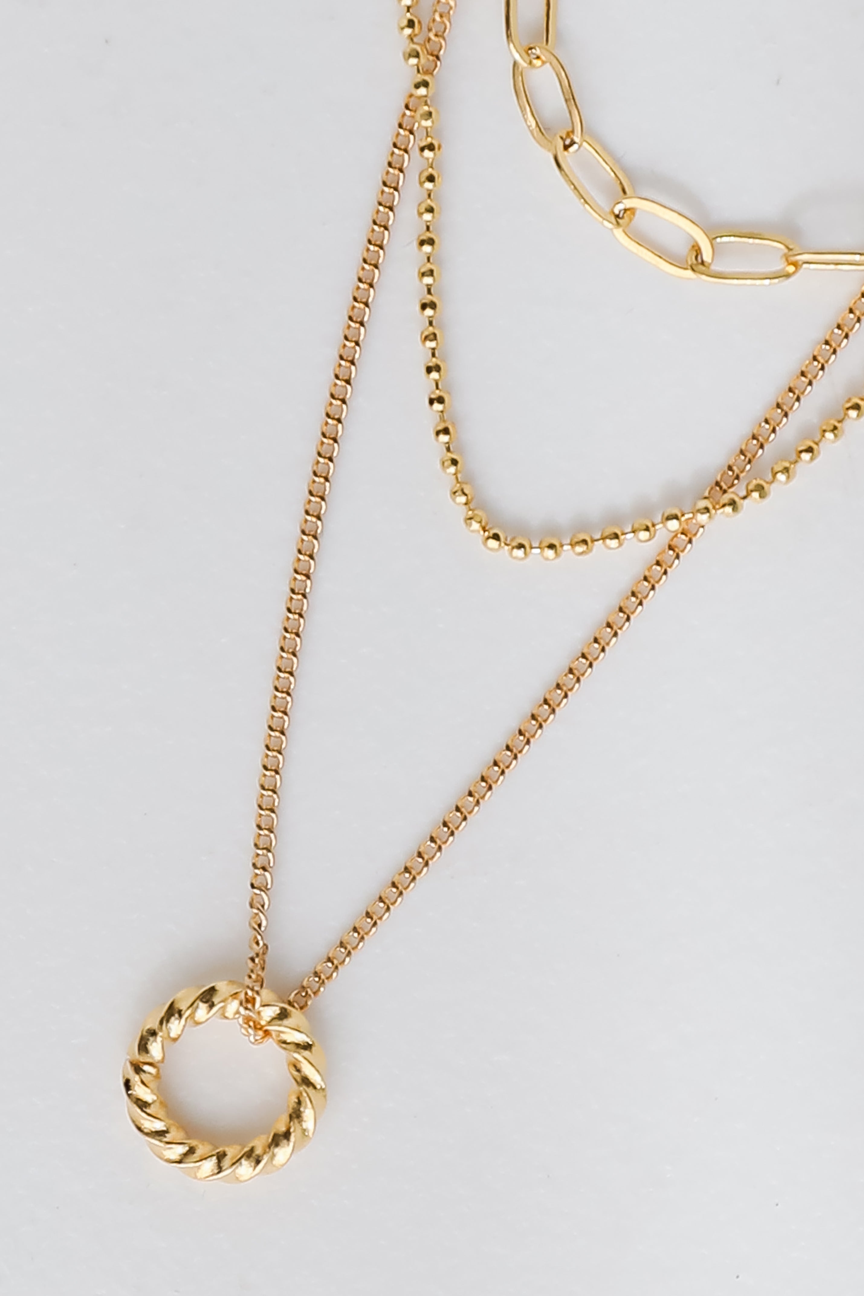 Gold Layered Chain Necklace