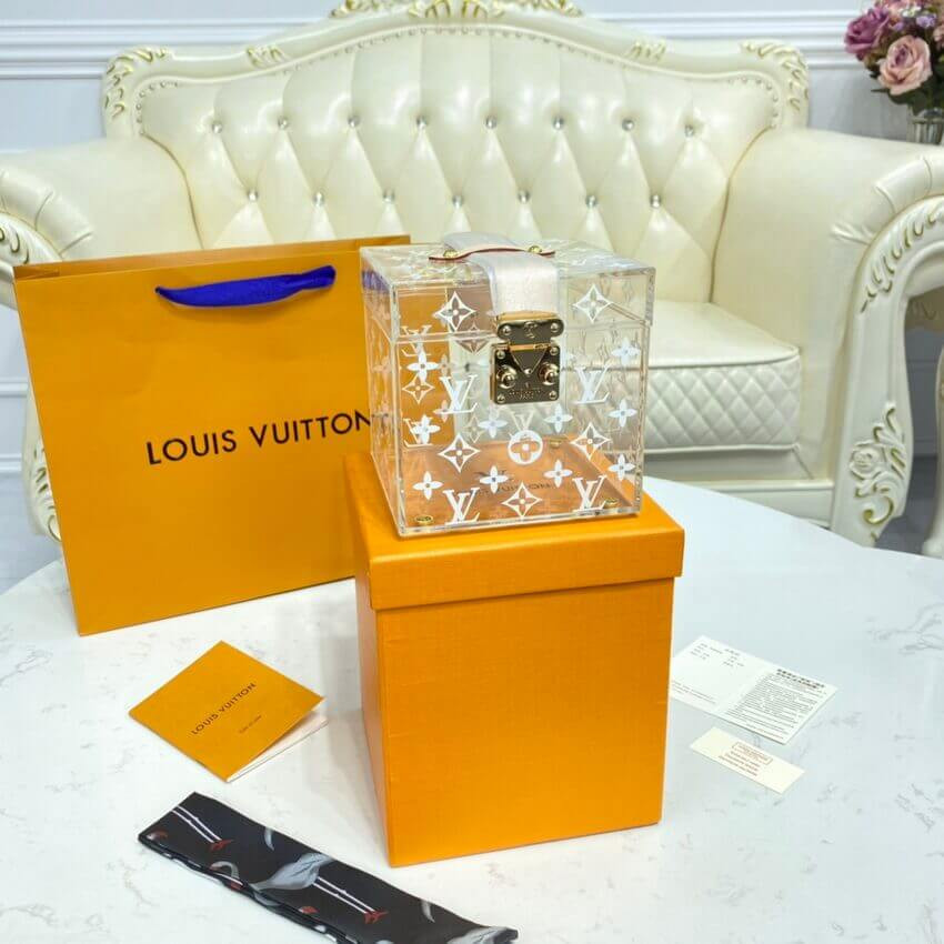 Louis Vuitton Cube Scott Box in Transparent GI0481