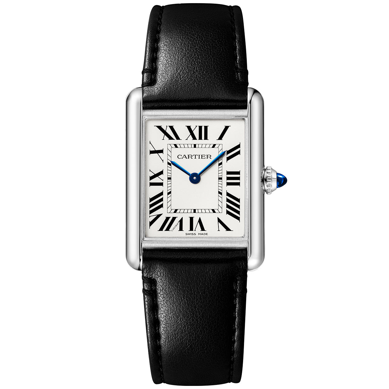 Cartier Tank Must SolarBeat Large Strap Watch