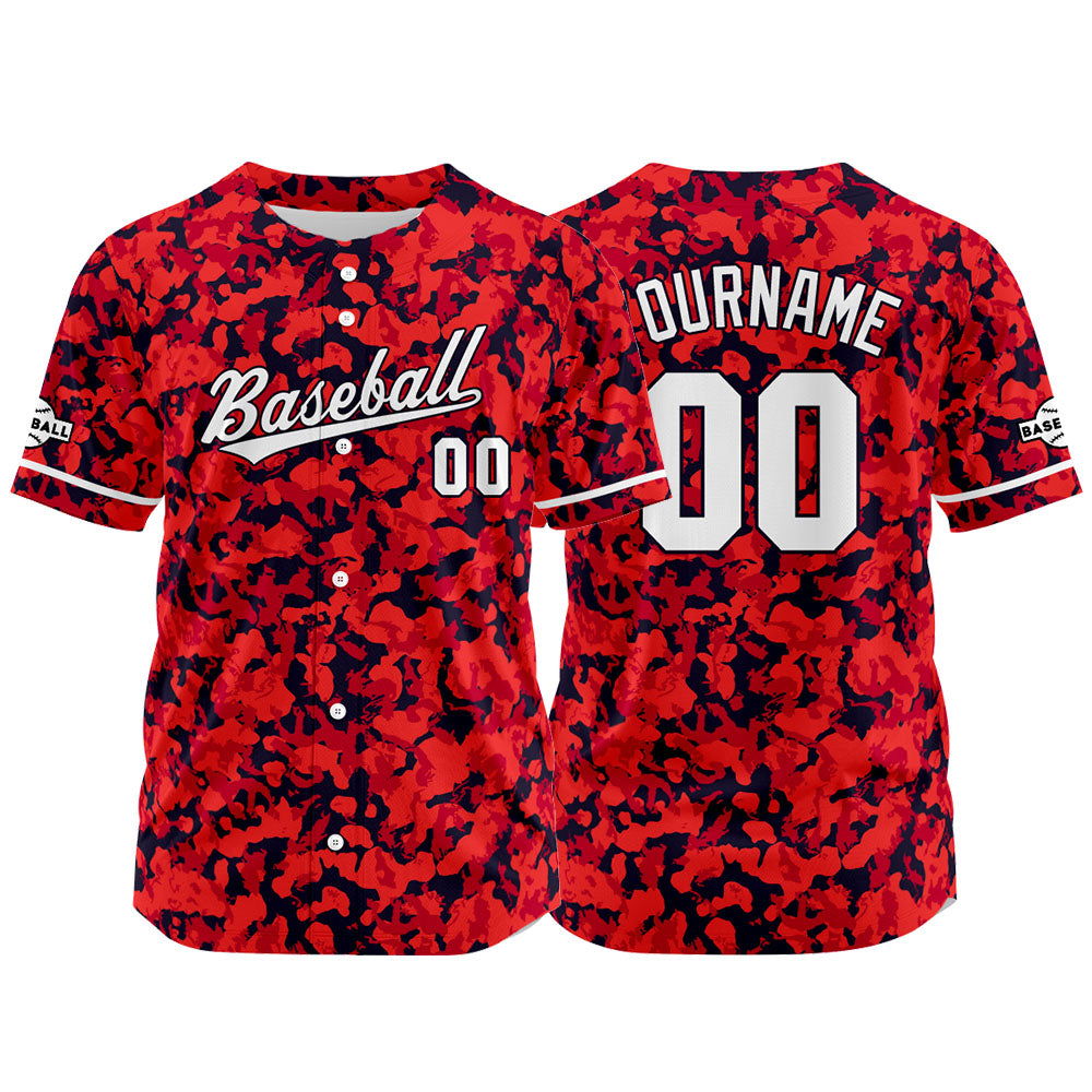Custom Baseball Jersey Full Print Design Personalized Baseball for Men ...