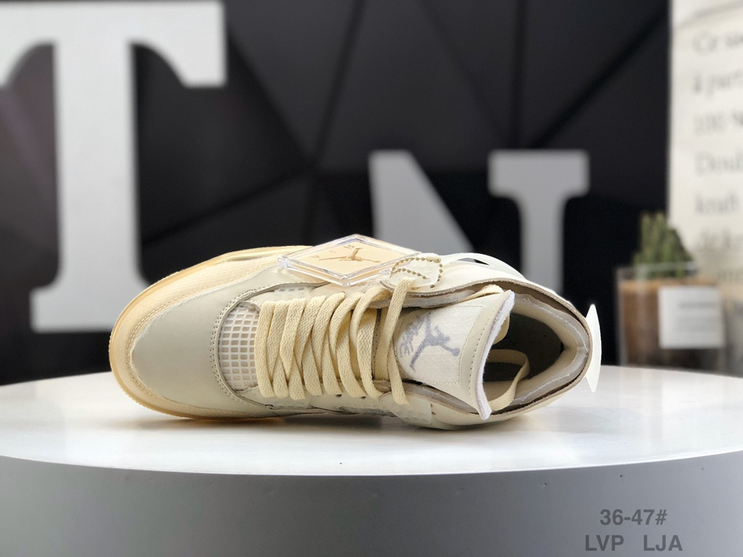 Off-White x Wmns Air Jordan 4 SP 'Sail' CV9388-100